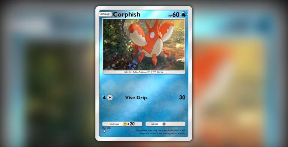 Corphish (Sobre Deluxe ex #103/379, 1-Diamante) | Pokémon TCG Pocket