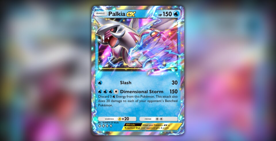 Palkia ex (Deluxe Pack: ex #107/379, 4-Diamonds) | Pokémon TCG Pocket
