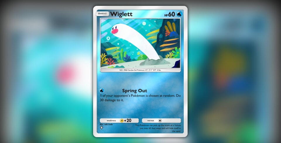 Wiglett (#126, ♦️, Deluxe Pack: ex) • Pokémon TCG Pocket