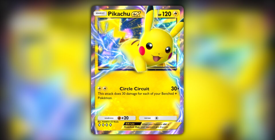 Pikachu ex (Deluxe Pack: ex #131/379, 4-Diamonds) | Pokémon TCG Pocket