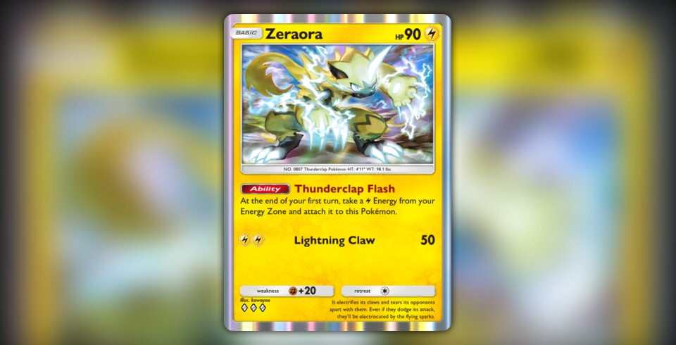 Zeraora (Deluxe Pack: ex #149/379, 3-Diamonds) | Pokémon TCG Pocket