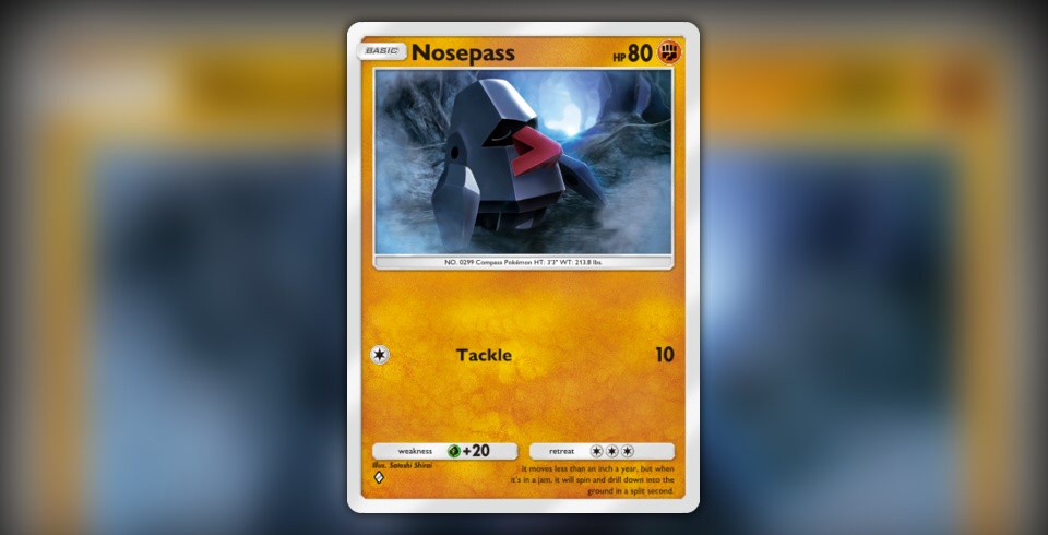 Nosepass (Sobre Deluxe ex #203/379, 1-Diamante) | Pokémon TCG Pocket