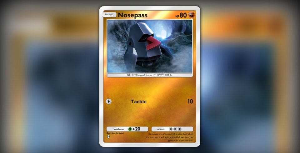 Nosepass (Sobre Deluxe ex #204/379, 1-Diamante) | Pokémon TCG Pocket