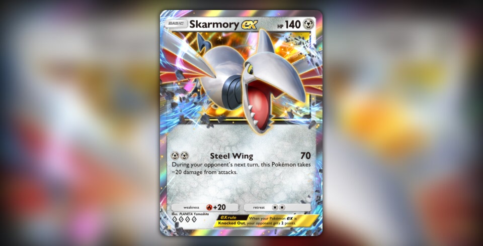 Skarmory ex (Deluxe Pack: ex #252/379, 4-Diamonds) | Pokémon TCG Pocket