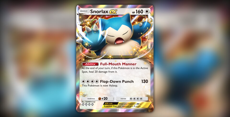 Relaxo-ex (#288, ♦️♦️♦️♦️, Deluxe Pack: ex) • Pokémon TCG Pocket