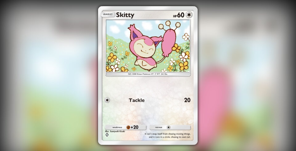 Skitty (#290, ♦️, Deluxe Pack: ex) • Pokémon TCG Pocket