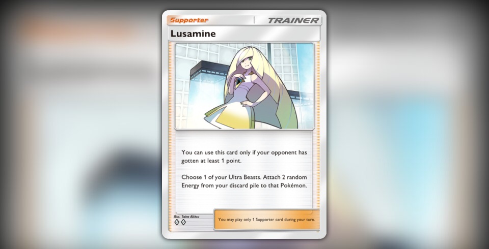 Lusamine (#350, ♦️♦️, Deluxe Pack: ex) • Pokémon TCG Pocket