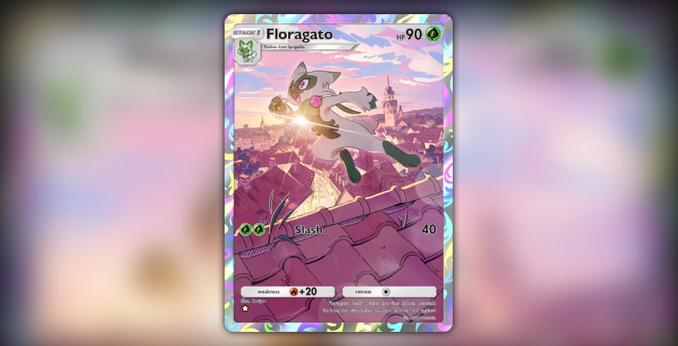 Floragato (#354, ⭐, Deluxe Pack: ex) • Pokémon TCG Pocket