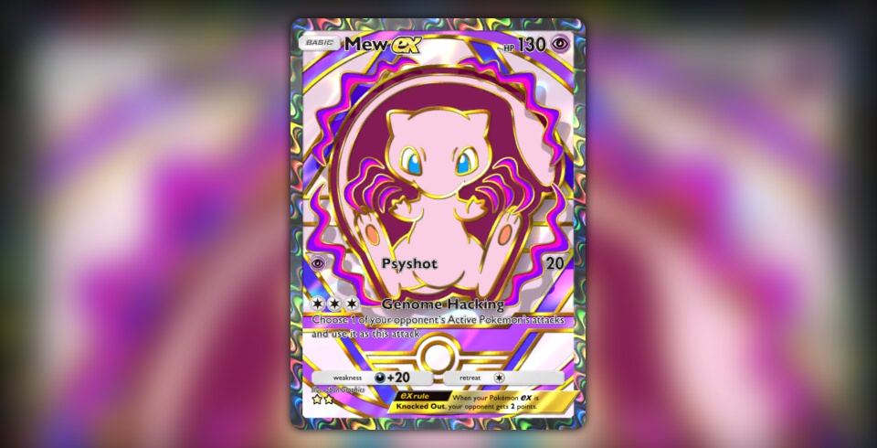 Mew ex (Deluxe Pack: ex #366/379, 2-Stars) | Pokémon TCG Pocket
