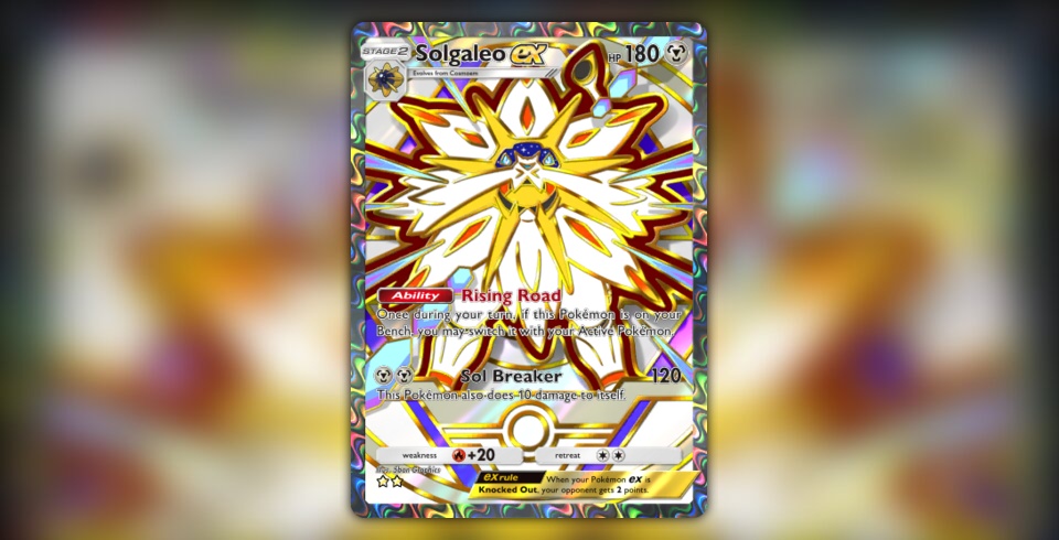 Solgaleo ex (Sobre Deluxe ex #369/379, 2 Estrellas) | Pokémon TCG Pocket