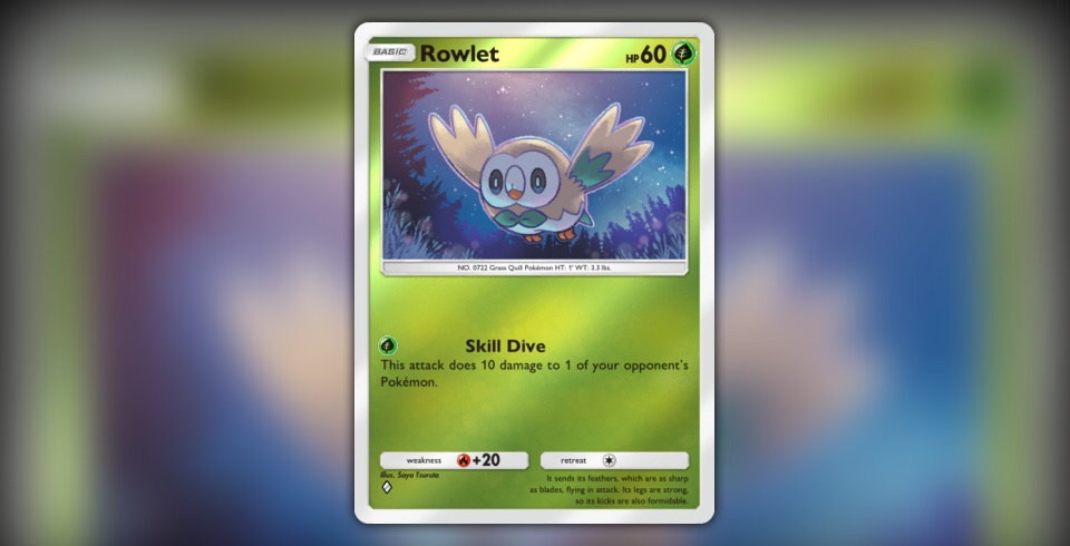 Rowlet (Deluxe Pack: ex #39/379, 1-Diamond) | Pokémon TCG Pocket