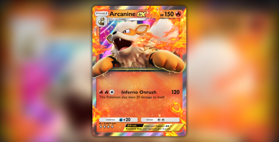 Arkani-ex (#63, ♦️♦️♦️♦️, Deluxe Pack: ex) • Pokémon TCG Pocket