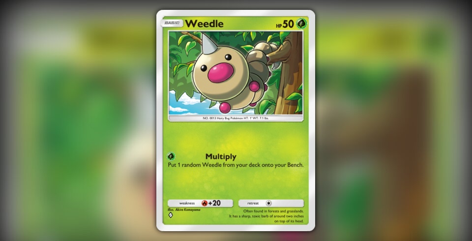 Weedle (Deluxe Pack: ex #6/379, 1-Diamond) | Pokémon TCG Pocket