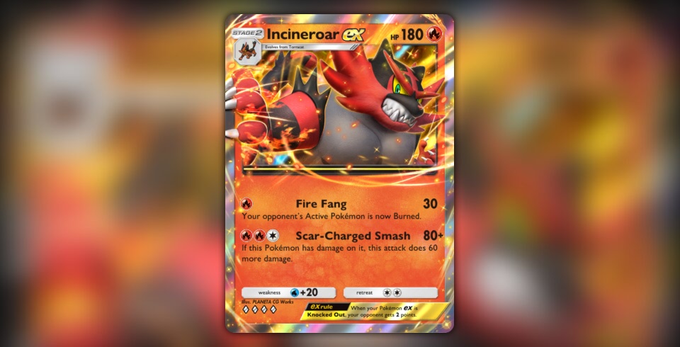 Incineroar ex (Deluxe Pack: ex #82/379, 4-Diamonds) | Pokémon TCG Pocket