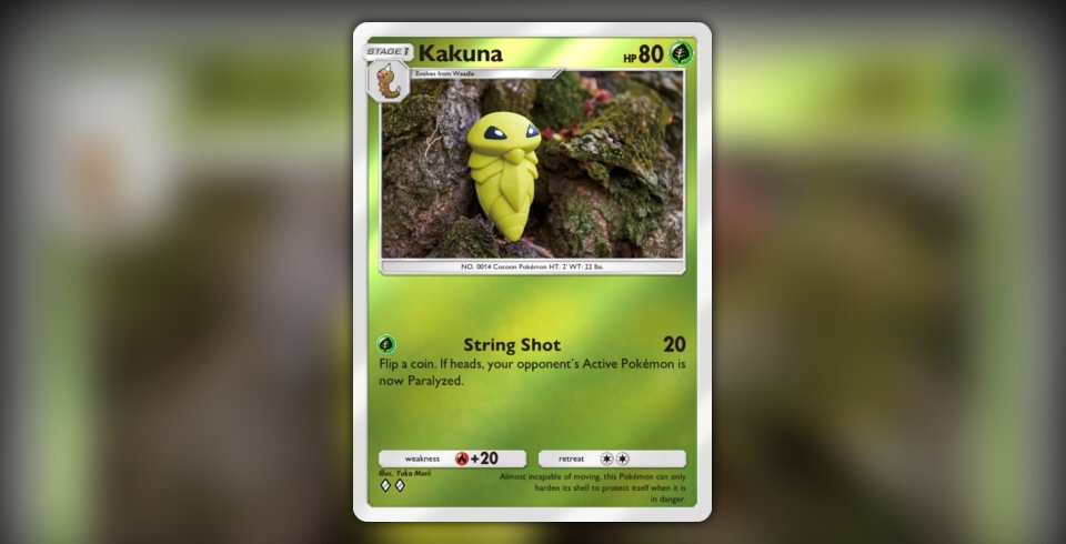 Kakuna (#9, ♦️♦️, Deluxe Pack: ex) • Pokémon TCG Pocket