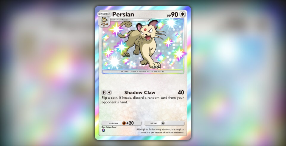 Persian (Méga-Ascension #313/331, Brillant) | Pokémon TCG Pocket