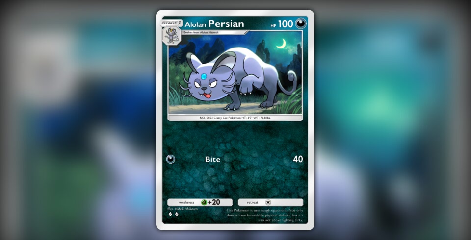 Alolan Persian (Fantastical Parade #95/234, 2-Diamonds) | Pokémon TCG ...