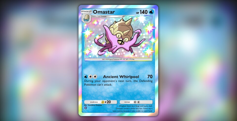 Omastar (Desfile de Ensueño #212/234, Brillante) | Pokémon TCG Pocket