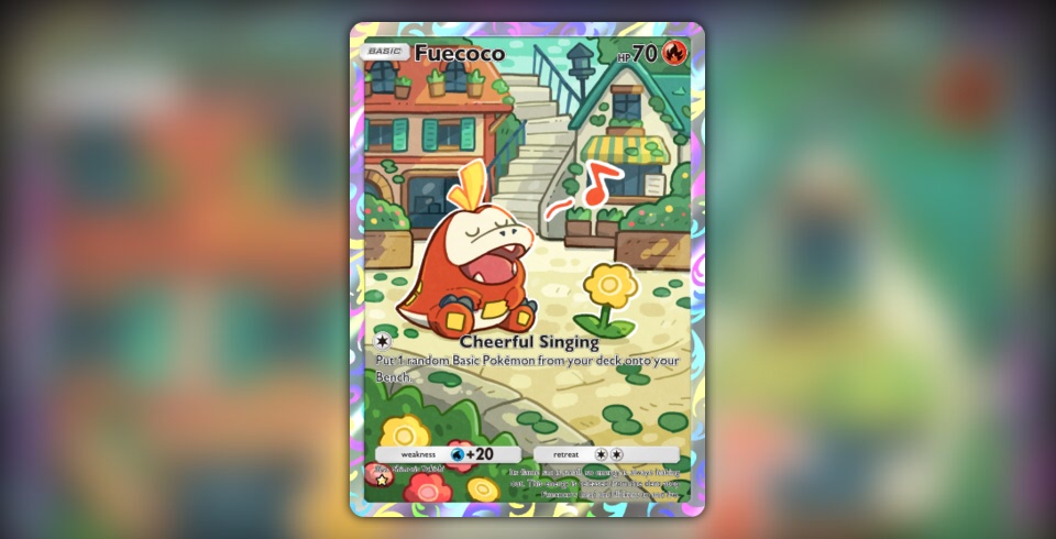 Fuecoco (Paldean Wonders #94/131, 1-Star) | Pokémon TCG Pocket