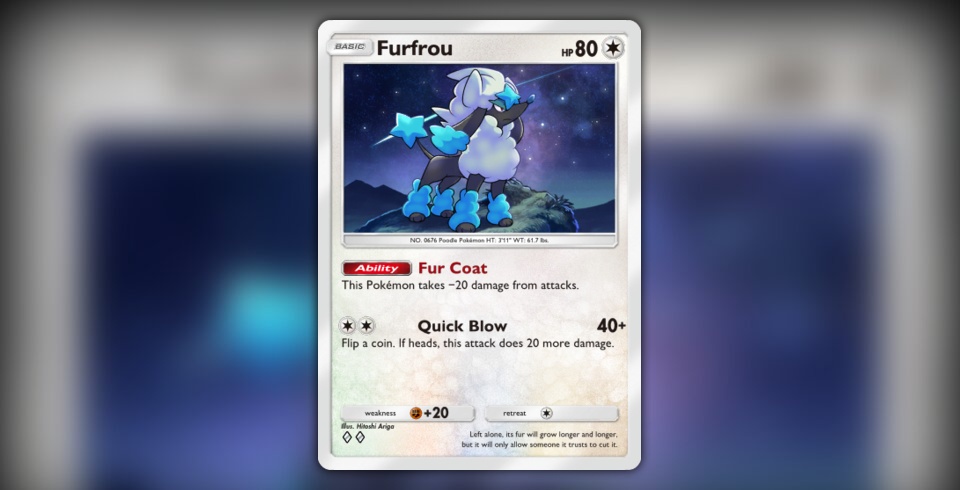 Furfrou (Mega Shine #64/117, 2-Diamonds) | Pokémon TCG Pocket