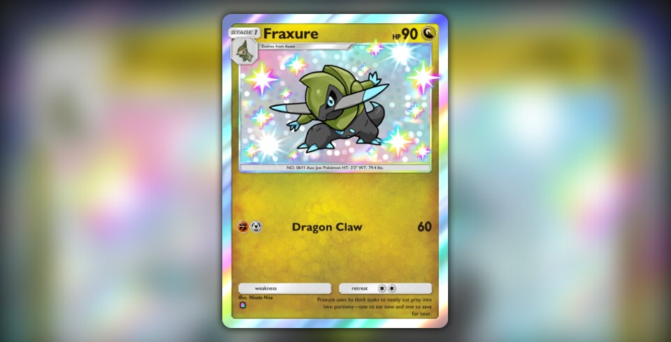 Fraxure (Megavariocolor #109/117, Brillante) | Pokémon TCG Pocket