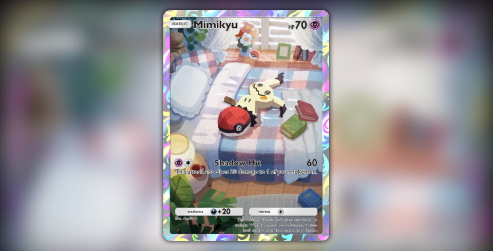 Mimikyu (#66, 🎁, PROMO-A) • Pokémon TCG Pocket