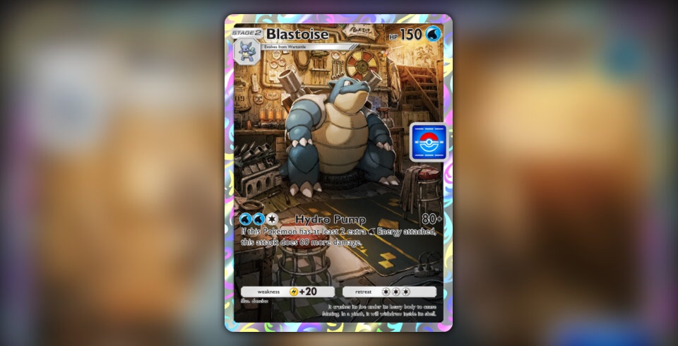 Blastoise (PROMO-A #29/92, Promo) | Pokémon TCG Pocket