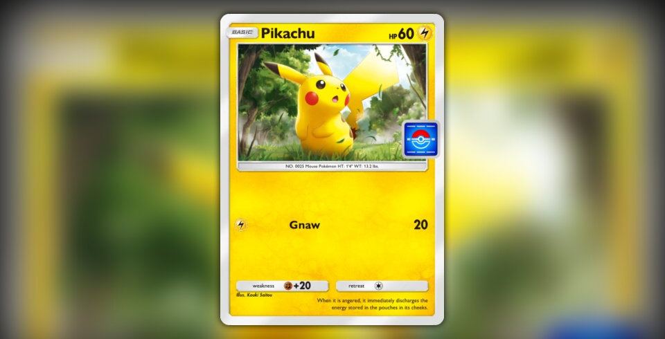 Pikachu (#15, 🎁, PROMO-A) • Pokémon TCG Pocket