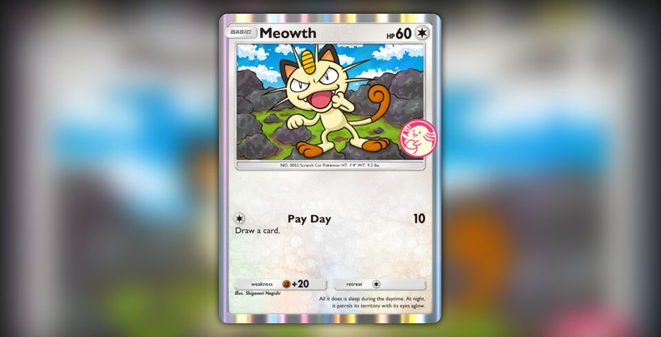 Meowth (#12, 🎁, PROMO-A) • Pokémon TCG Pocket
