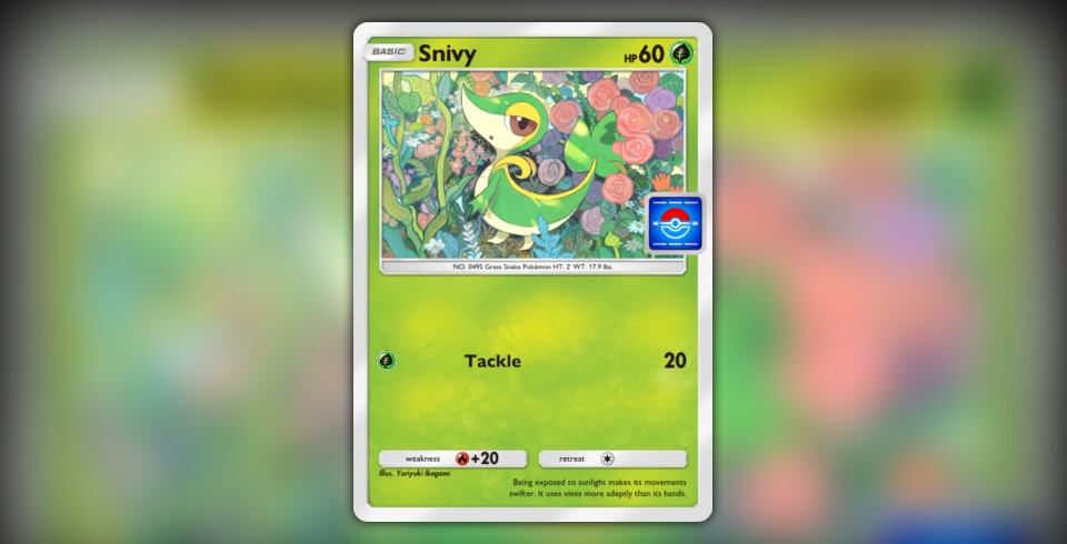 Snivy (#27, 🎁, PROMO-A) • Pokémon TCG Pocket