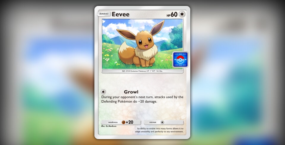 Eevee (#30, 🎁, PROMO-A) • Pokémon TCG Pocket