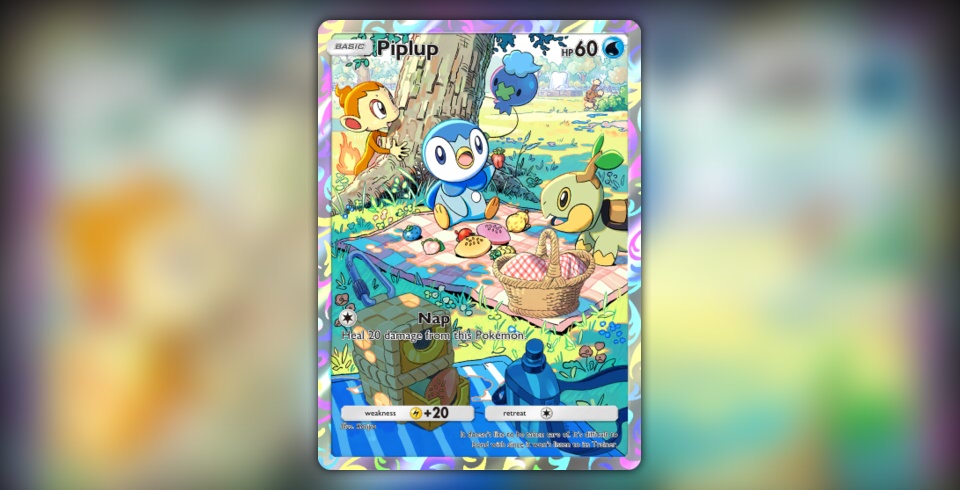 Piplup (PROMO-A #34/92, Promo) | Pokémon TCG Pocket