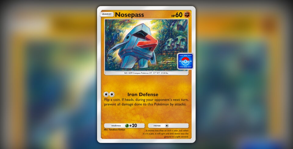 Nosepass (#45, 🎁, PROMO-A) • Pokémon TCG Pocket