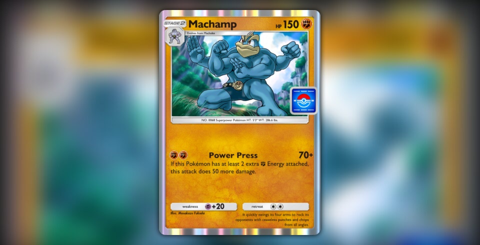 Machamp (#55, 🎁, PROMO-A) • Pokémon TCG Pocket