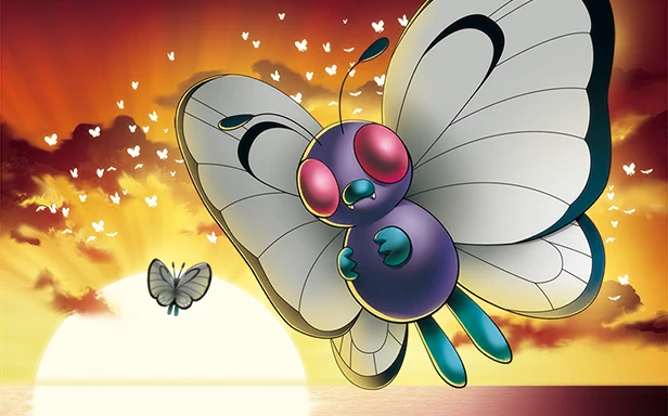 Butterfree Wallpaper Butterfree Pokemon Center Original Sitting Cuties